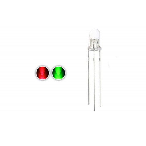 Bi Color 5mm LED (Red-Green) - Common Anode (pack of 5): Buy Online ...