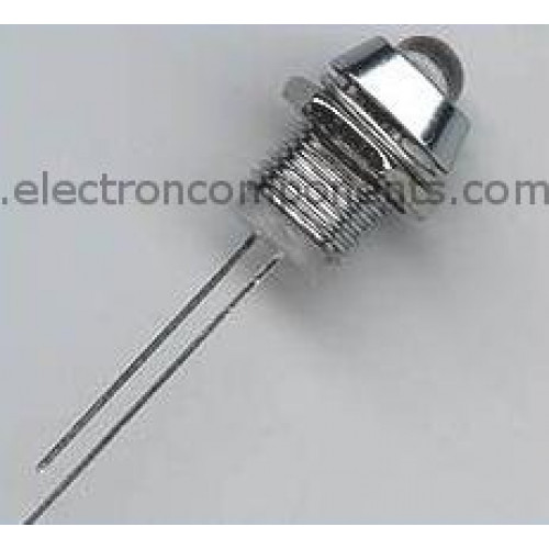 LED holder 5mm - chrome bezel (Pack of 5) : Buy Online Electronic ...