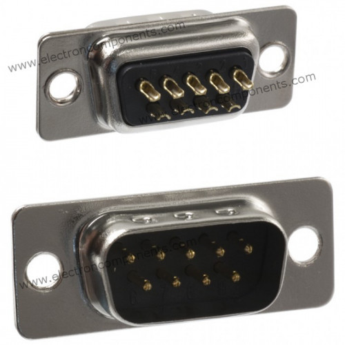 DB9 Male Connector (9 pin) : Buy Online Electronic Components Shop ...